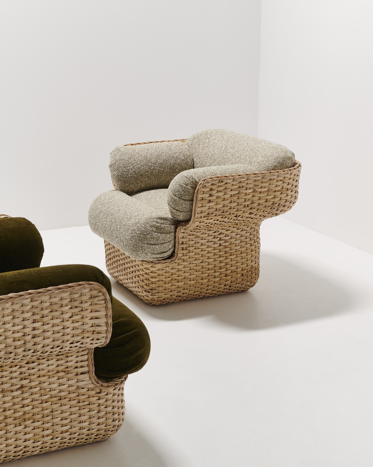 Basket Lounge Chair – Wool