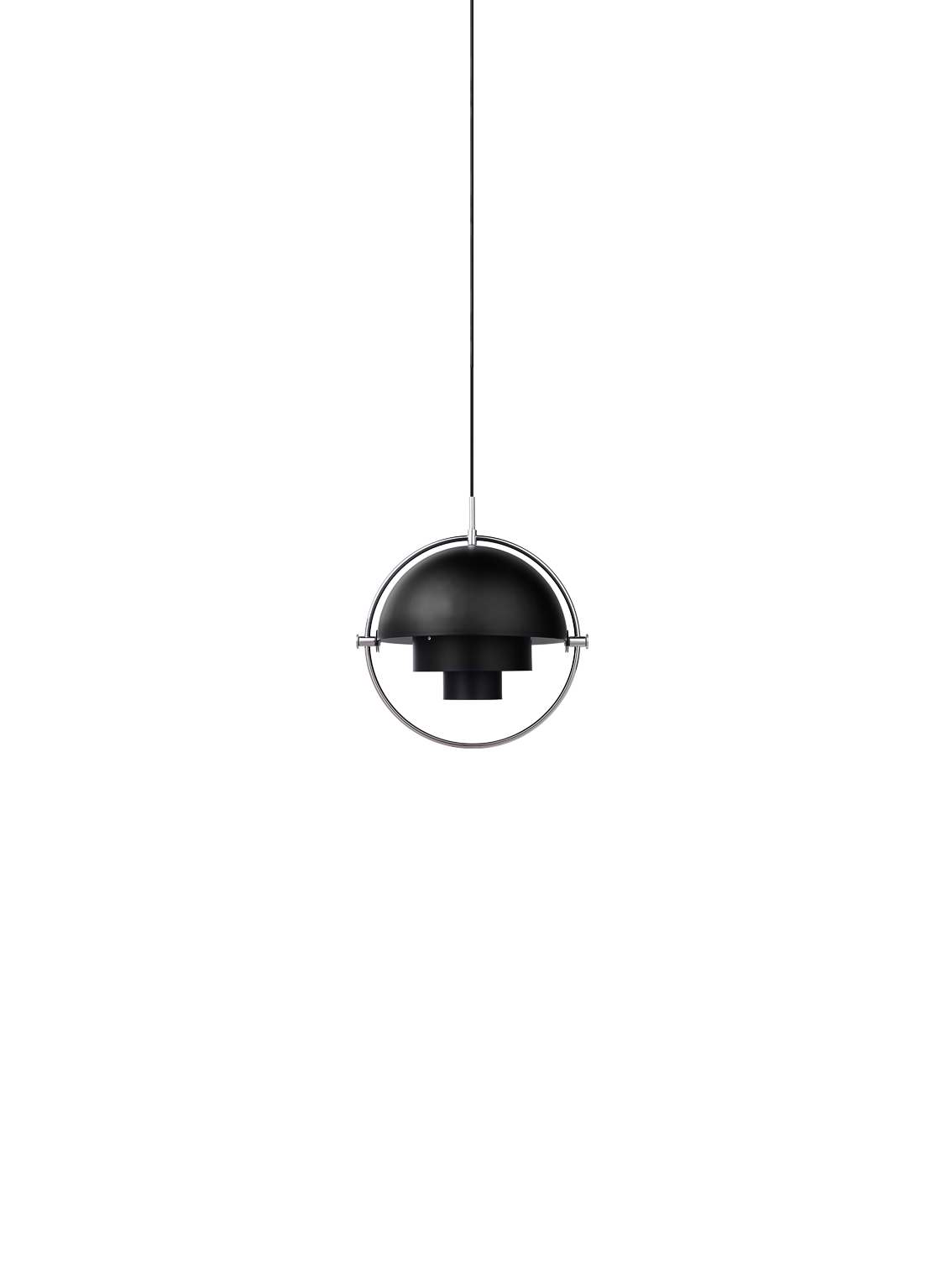 Multi-Lite Pendant, Small, Chrome Base – Wool