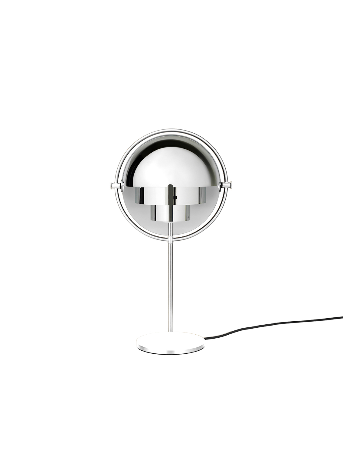 Multi-Lite Table Lamp, Chrome Base – Wool