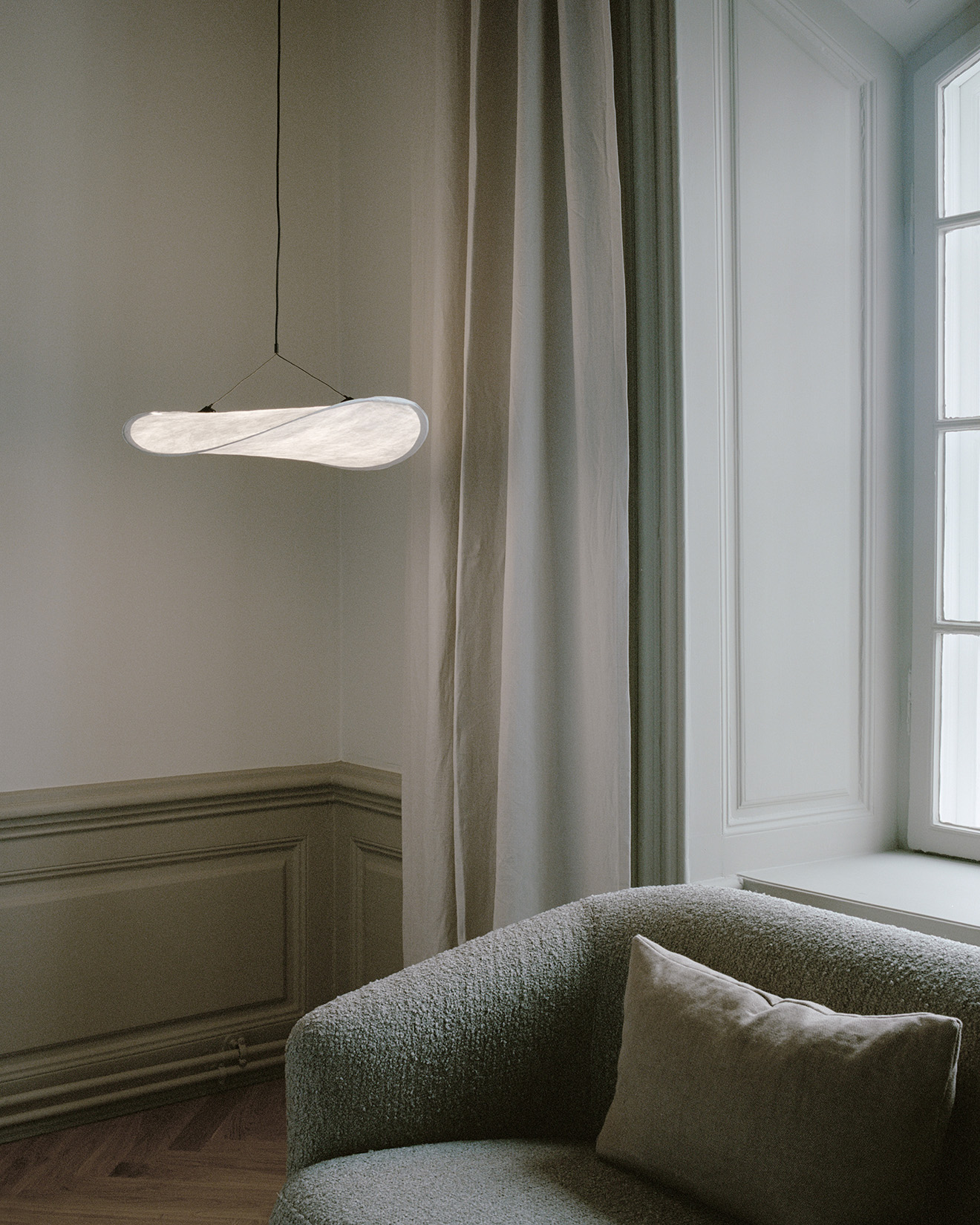 Tense Pendant Lamp, Dia 55cm – Wool