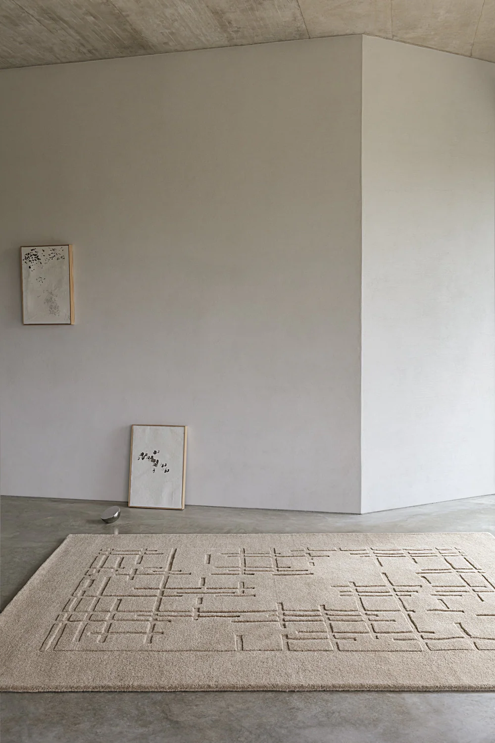 Symmetry Rug, Oat – Wool