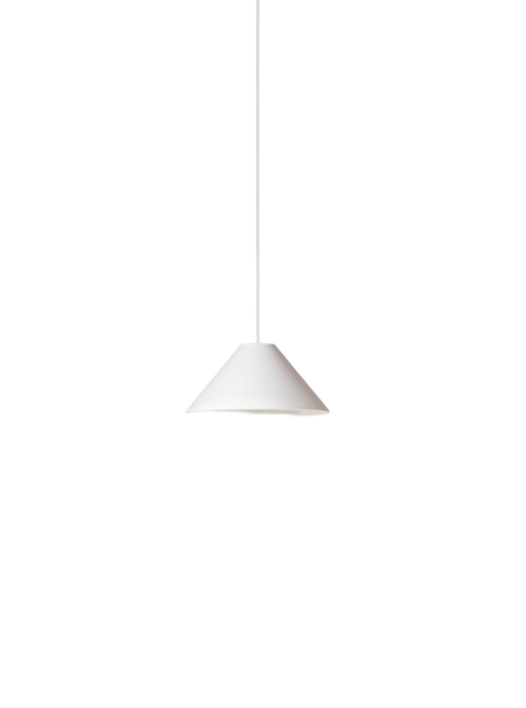 Sisisi Cónicas Planas MT4 Pendant Lamp, White Parchment – Wool